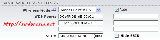 Cara Setting Wireless Distribution System (WDS) Ala Sindonesia Net ...